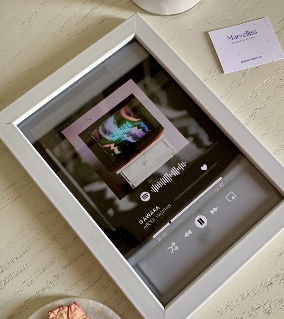 Spotify Frame - Marvelliss.co